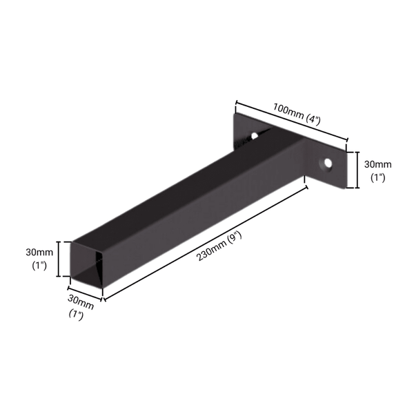 Floating Shelf Square Bracket – nervalcorp